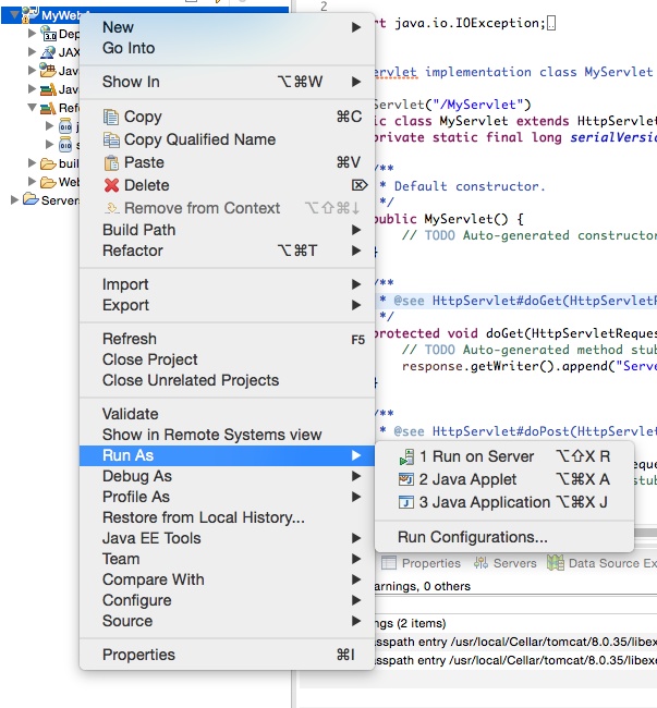 Apache Tomcat と Eclipse の連携設定 | 工作HardwareHub